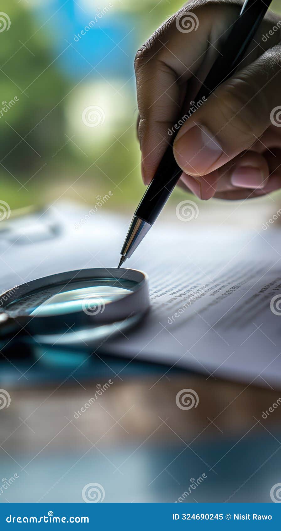 Auditor Conducting Audit Compliance Check Conference Room Stock Image ...