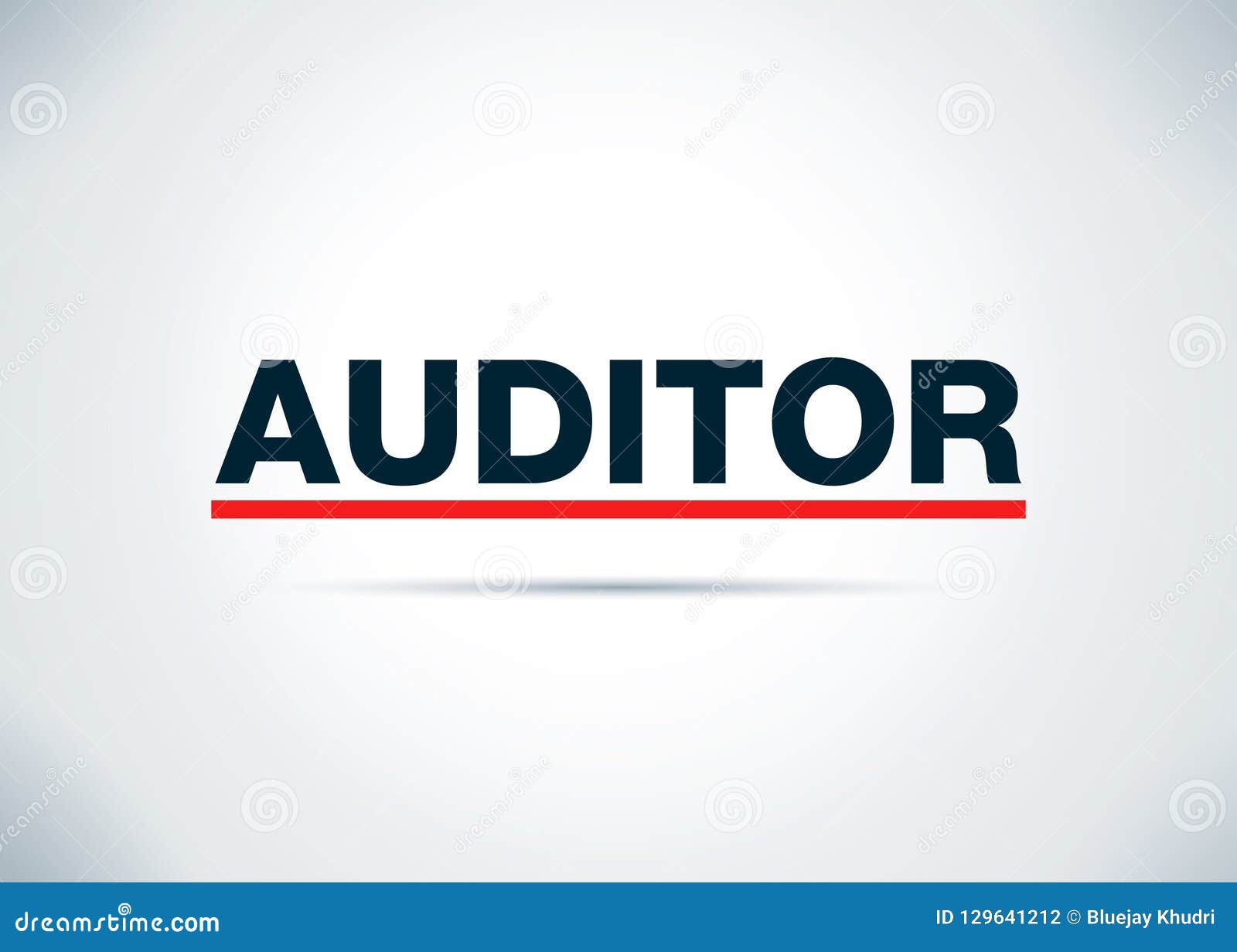 Auditor Abstract Flat Background Design Illustration Stock Illustration ...