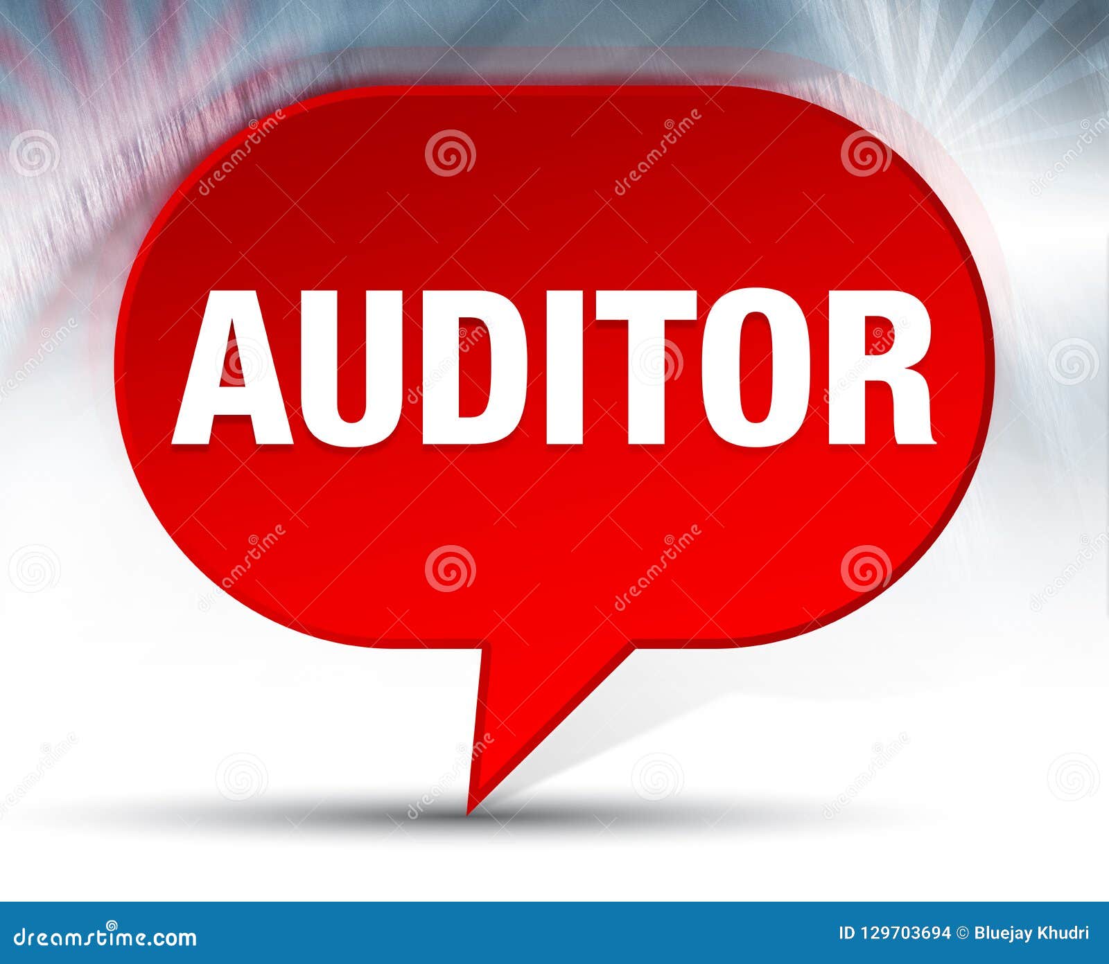 Auditor Red Bubble Background Stock Illustration - Illustration of ...