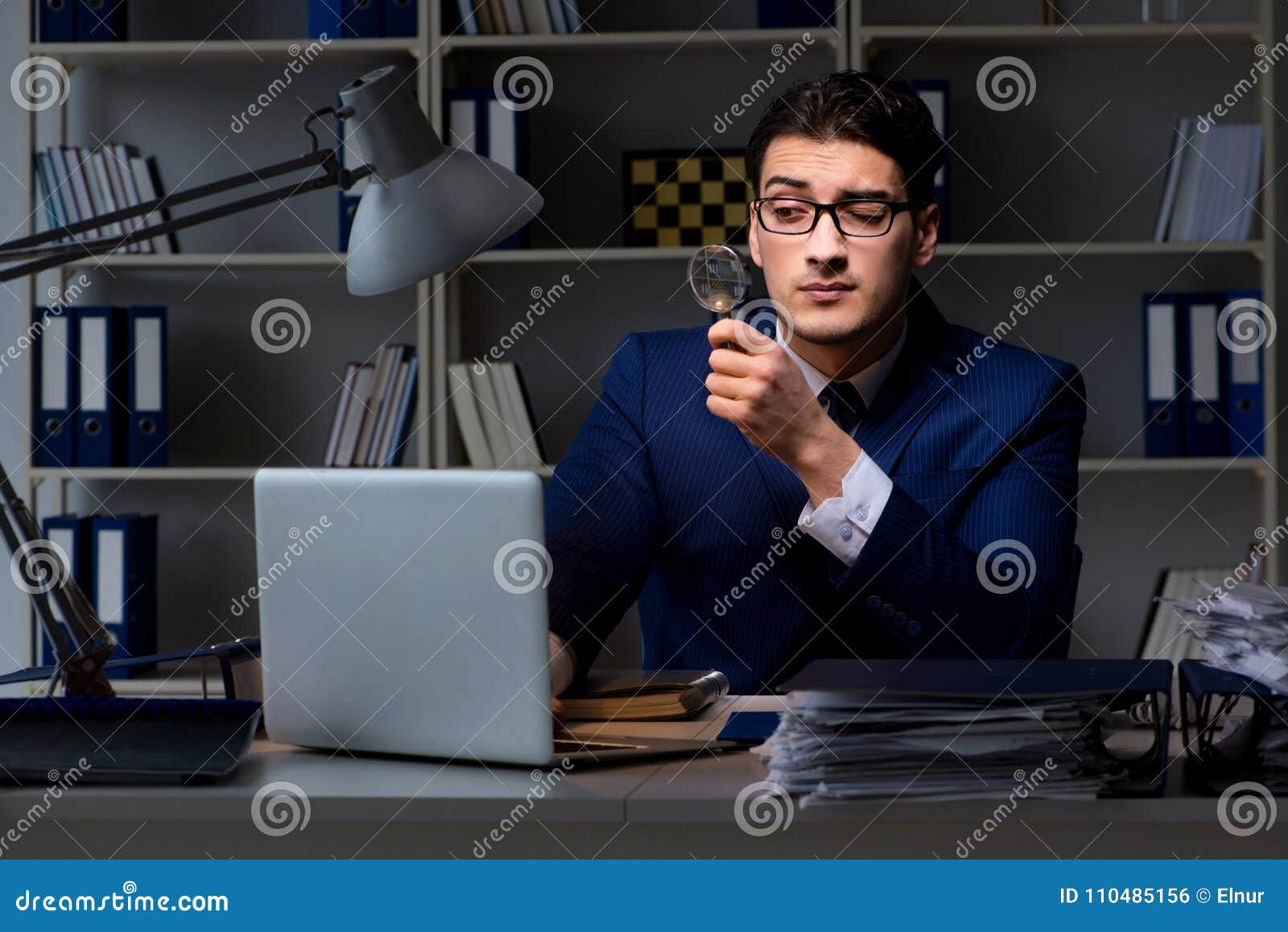 The Auditor Looking for Errors in Financial Reporting for Company Stock ...