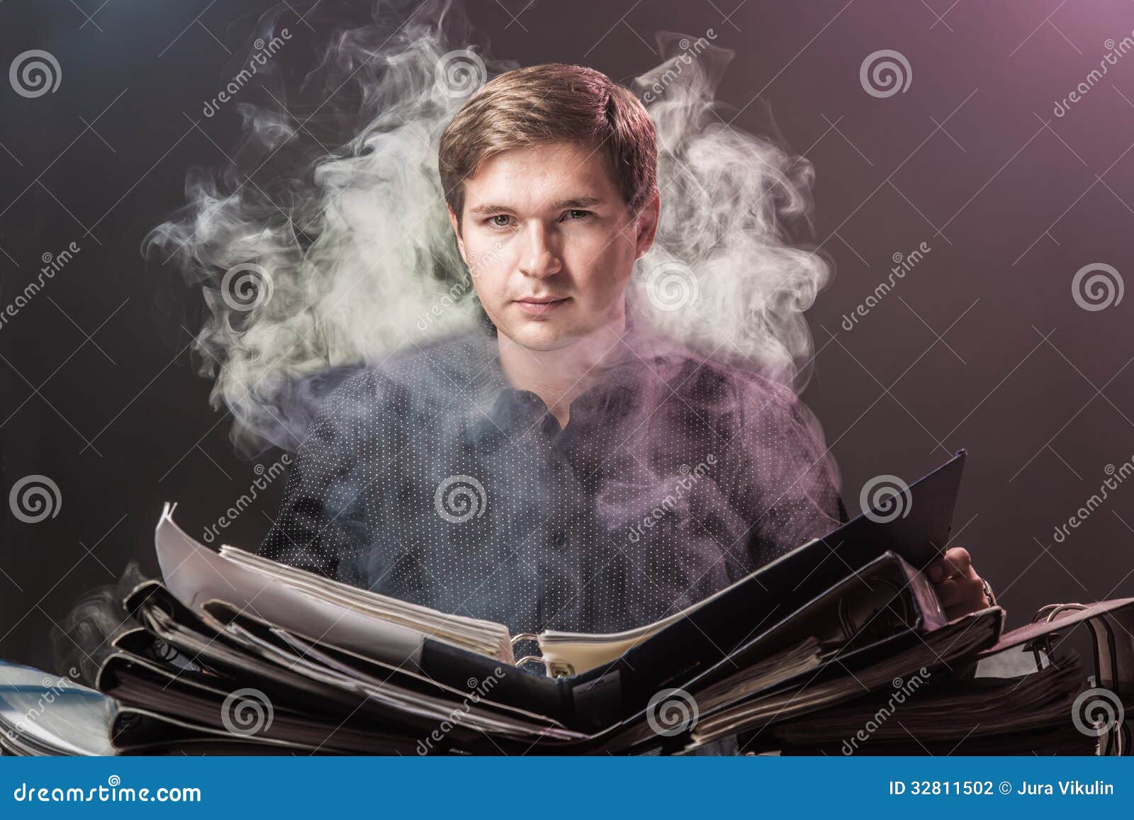 The auditor stock photo. Image of businessman, disaster - 32811502