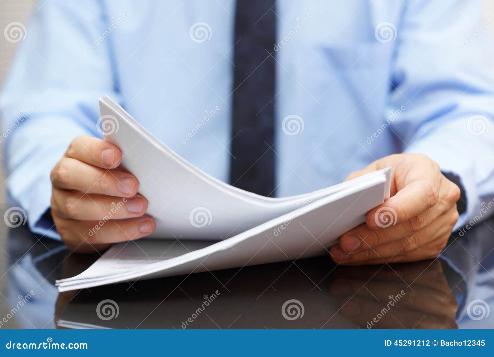 Auditor is Reading Documentation Stock Photo - Image of analysis ...