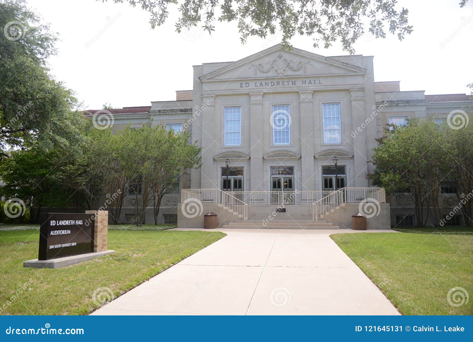 Auditorio De Ed Landreth En Texas Christian University Foto editorial ...