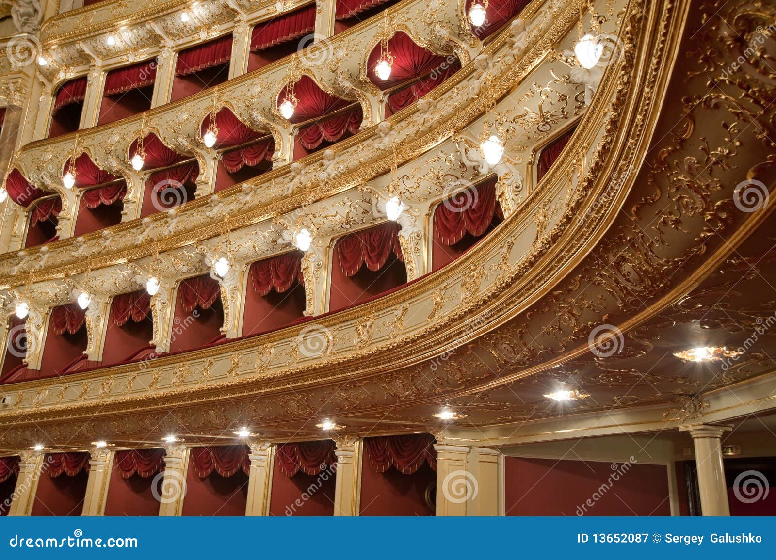Auditorium stock image. Image of exhibition, chandelier - 13652087
