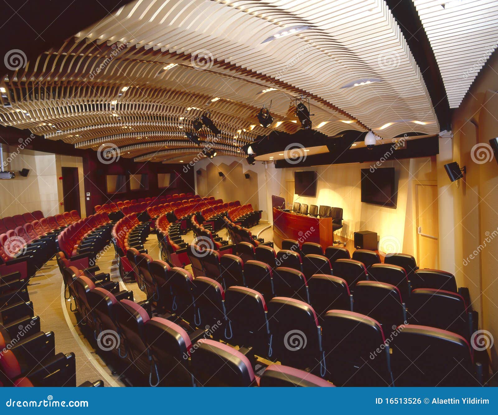 Auditorium stock photo. Image of theater, large, interior - 16513526