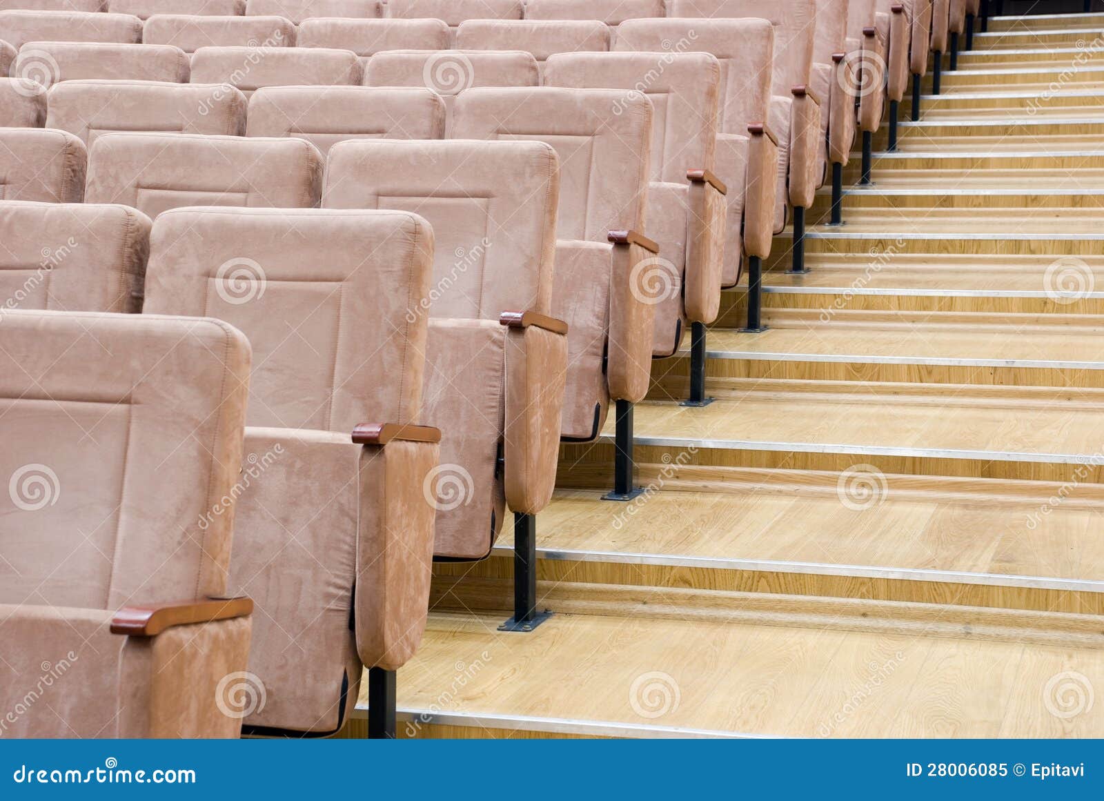 Auditorium stock image. Image of auditorium, aisle, velvet - 28006085