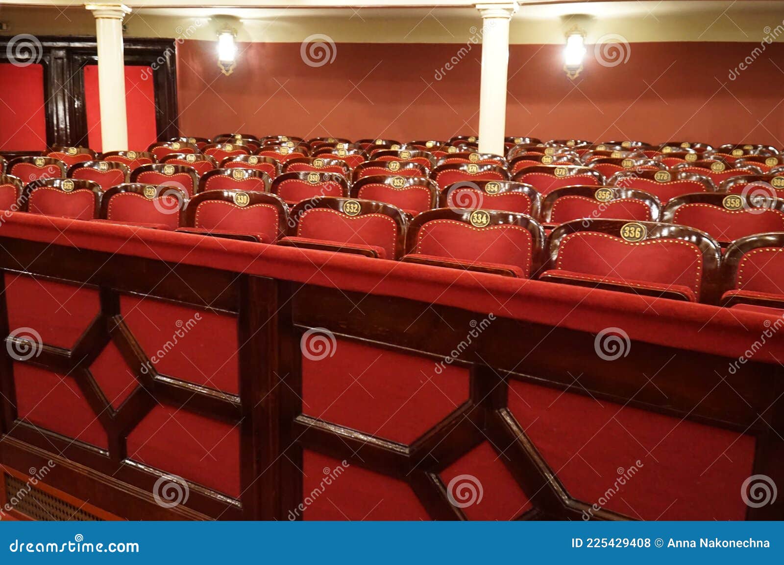 The Auditorium in the Box at the Opera and Ballet Theater in Odessa ...