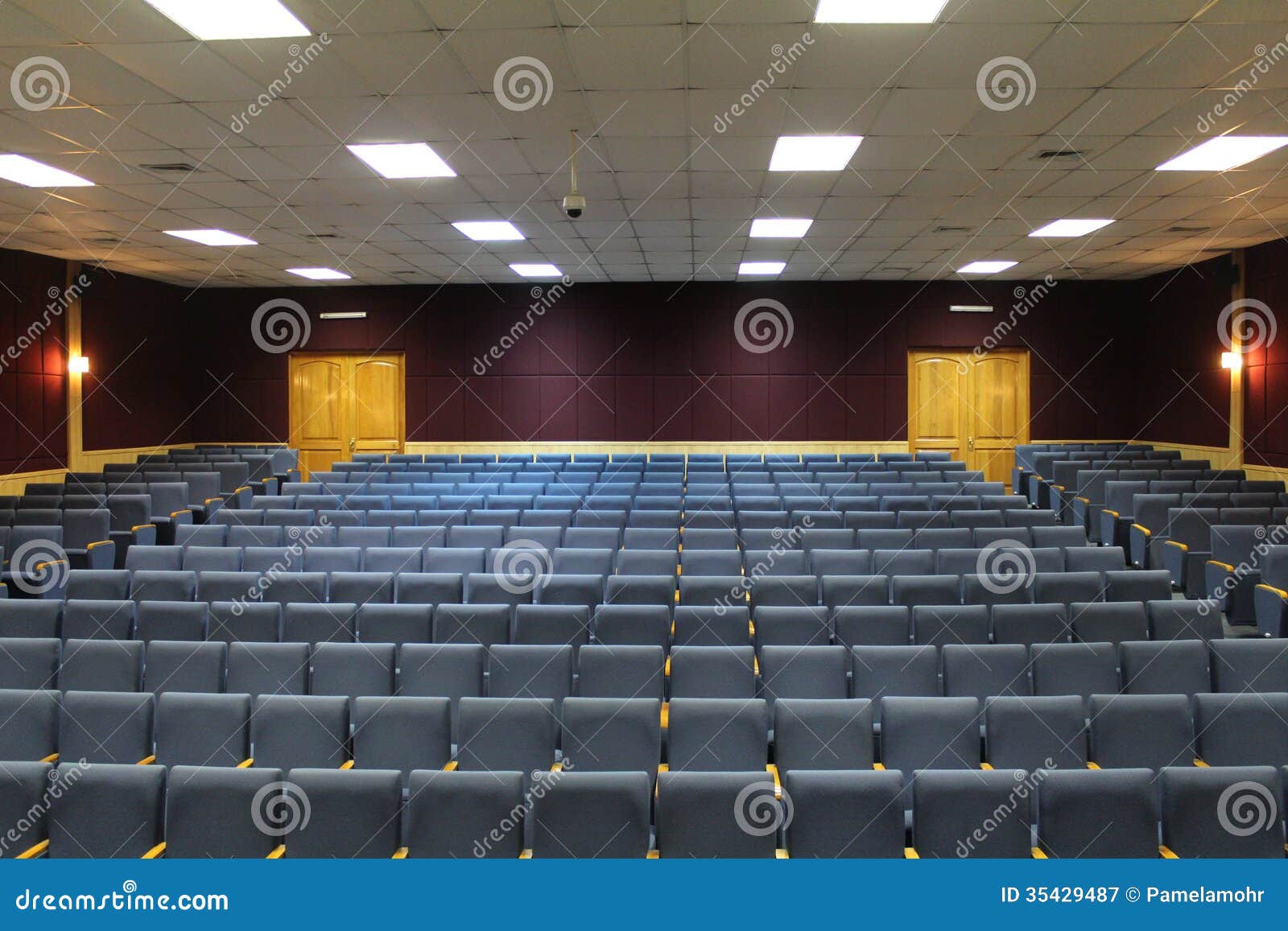 Auditorium stock image. Image of audience, empty, sanctuary - 35429487
