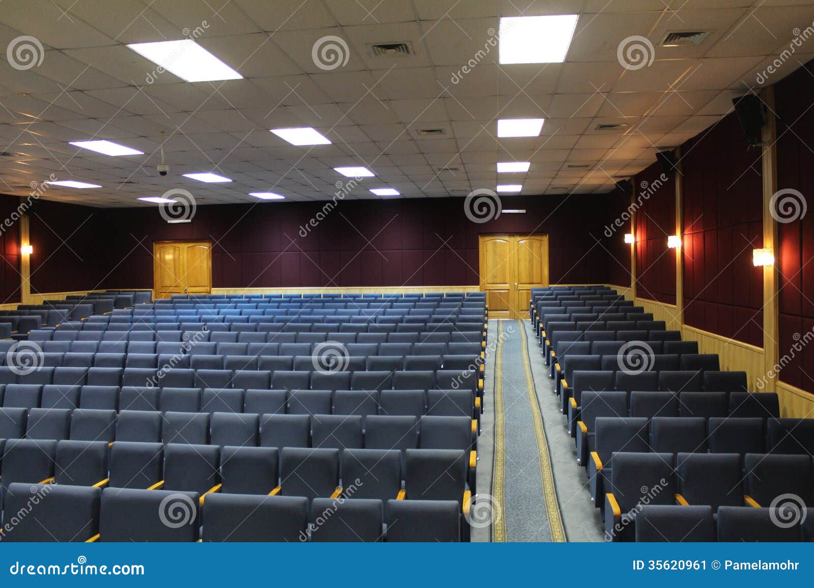 Auditorium stock image. Image of chairs, seating, concert - 35620961