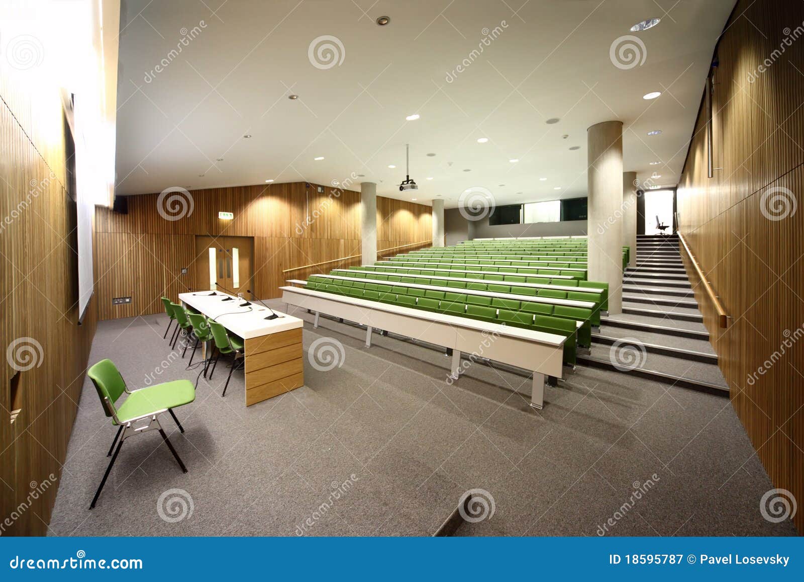 Auditorium With Rows Of Seats And Tables Royalty-Free Stock Photography ... Auditorium With Rows Of Seats And Tables Royalty-Free Stock Photography ...