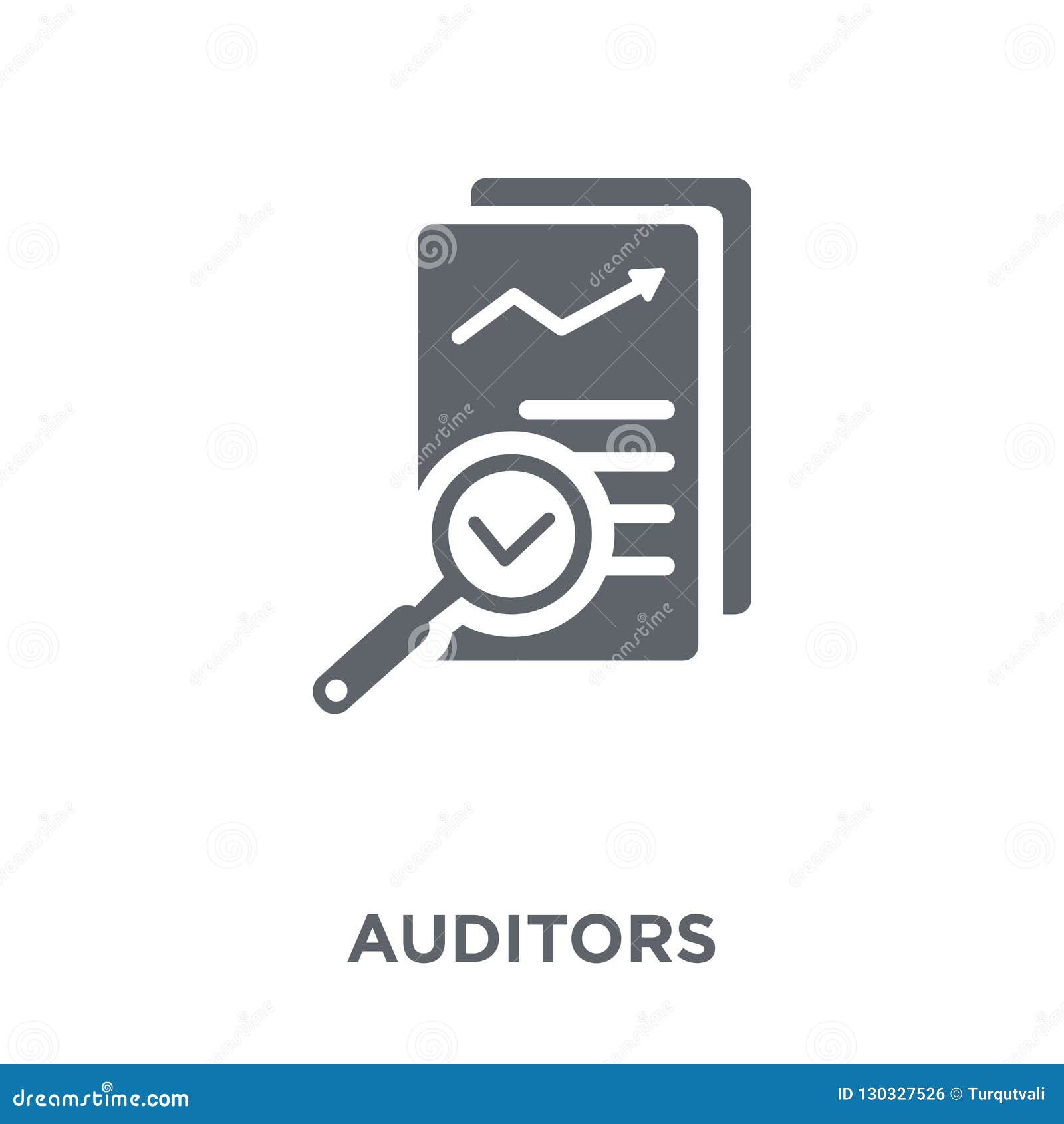 Auditors Icon. Trendy Auditors Logo Concept On White Background Vector ...