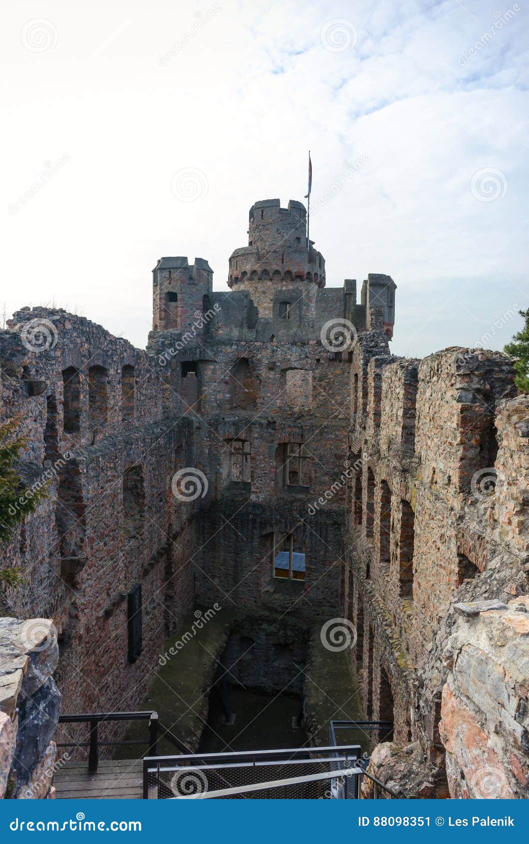 Auerbach Castle - Inside Part Stock Image - Image of stones, historic ...
