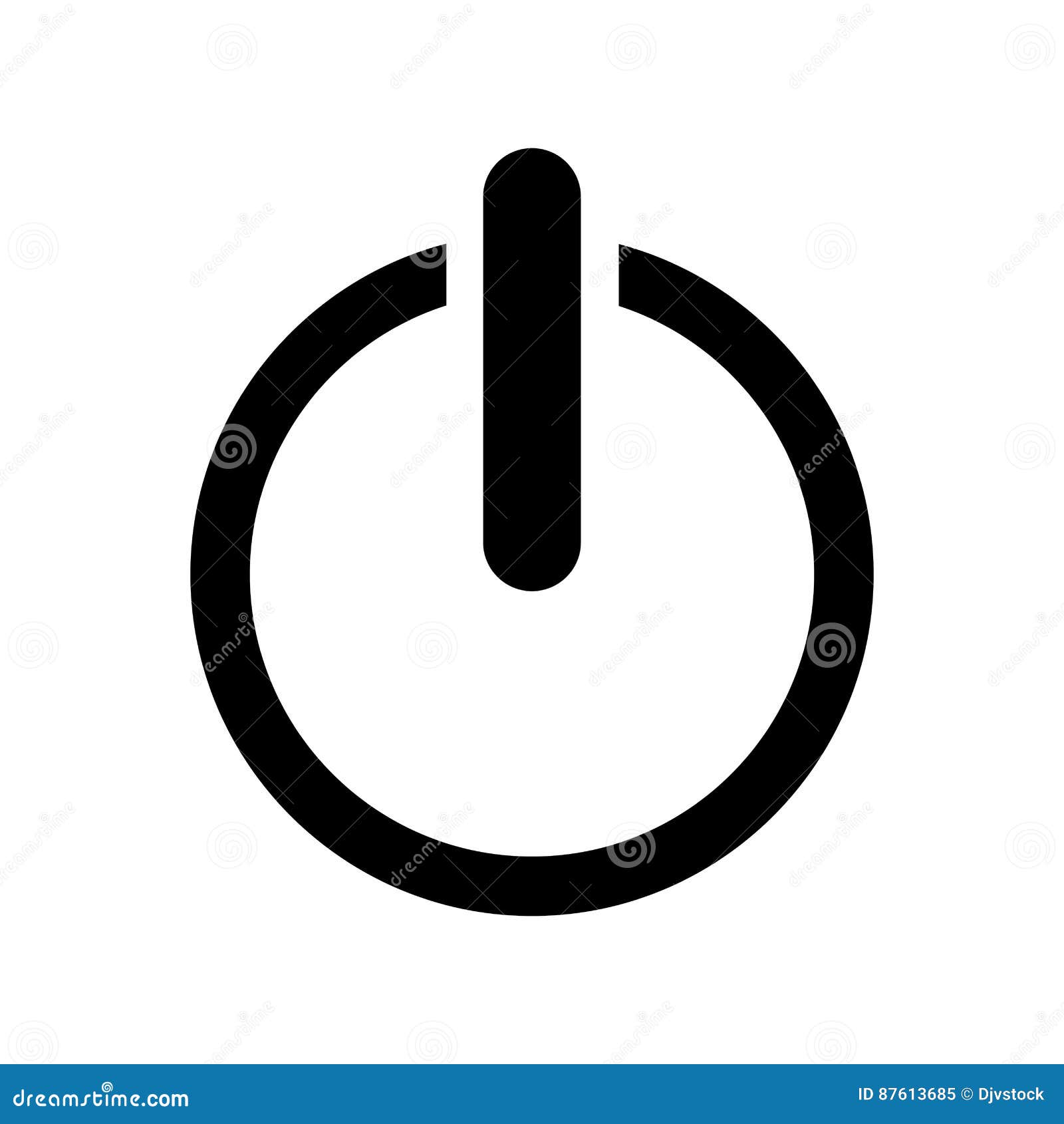 Auf Aus-Schalter-Energie stock abbildung. Illustration von abschalten ...