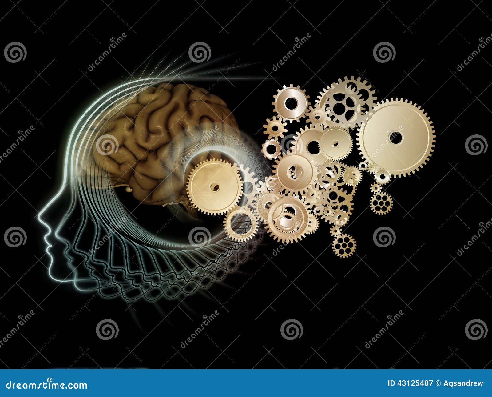 Auf Der Suche Nach Dem Verstand Stock Abbildung - Illustration von kinn ...