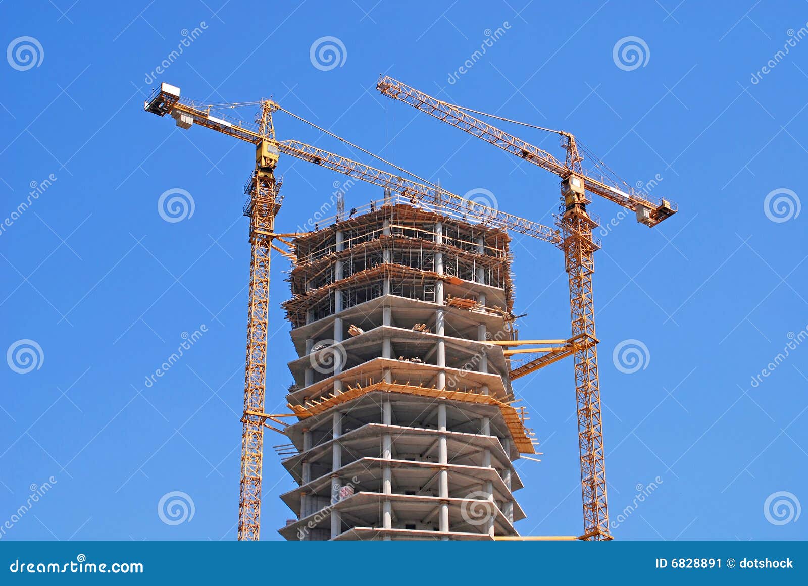 Aufbau stockbild. Bild von aufbau, hoch, industriell, haus - 6828891