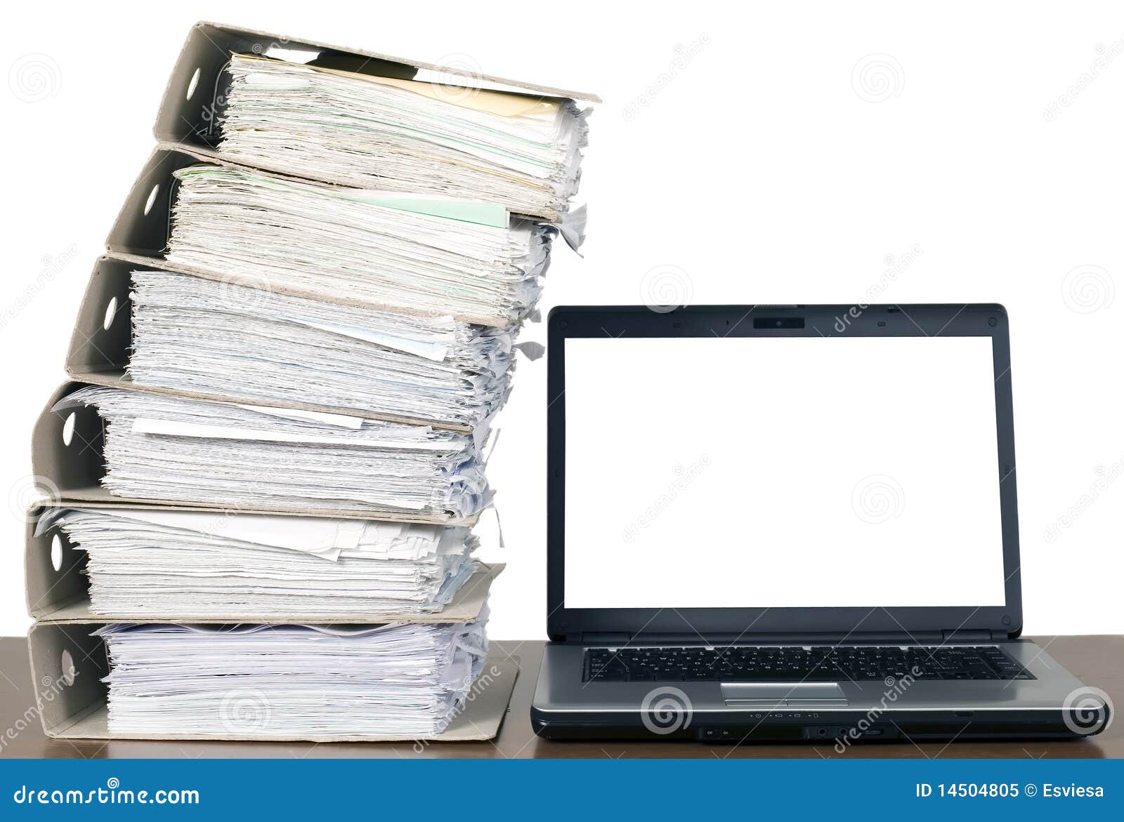 Aufbau der Dokumente stockbild. Bild von bildschirmanzeige - 14504805