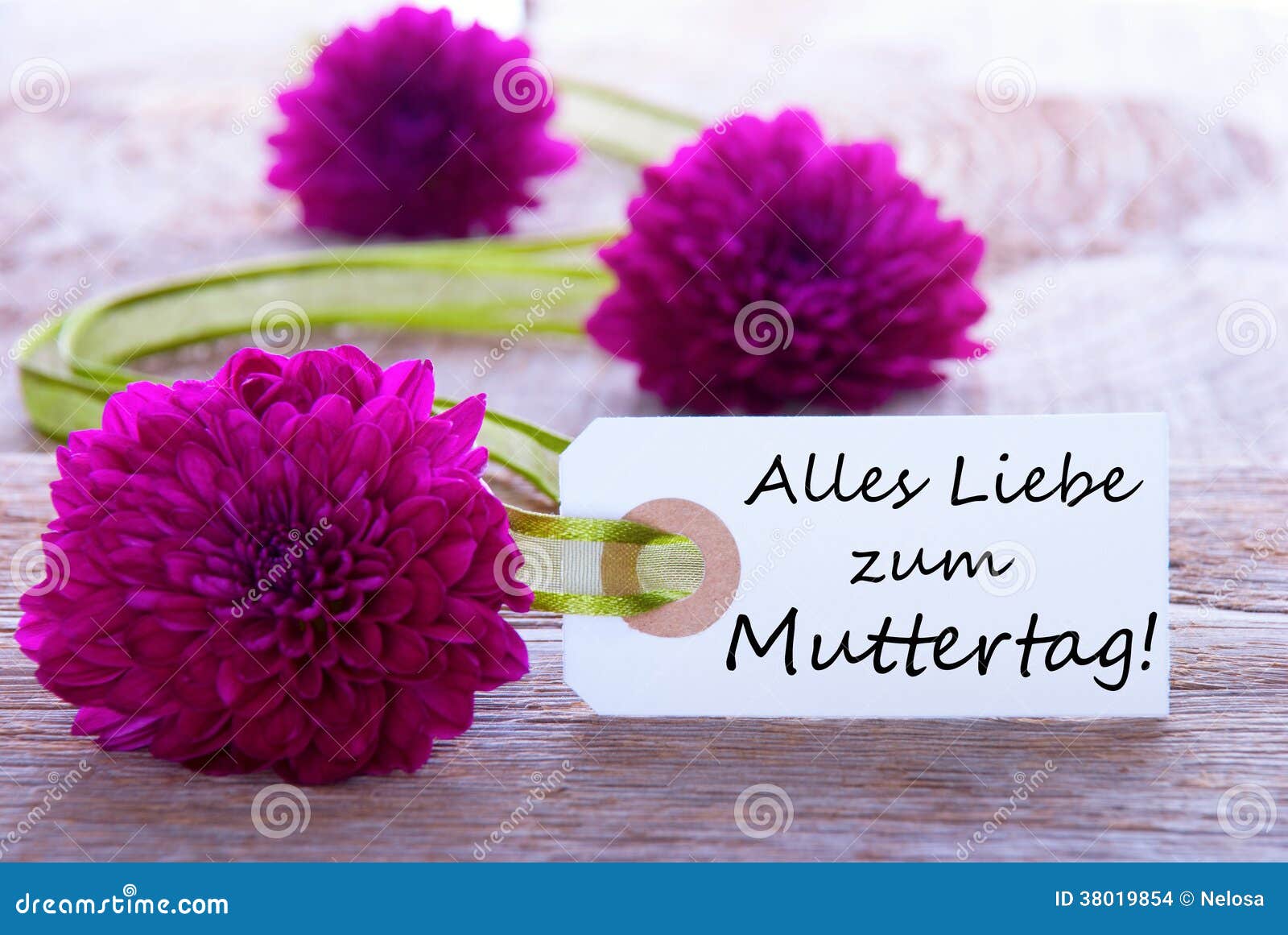 Aufkleber Mit Zum Muttertag Alles Liebe Stockfoto - Bild von geschenk ...