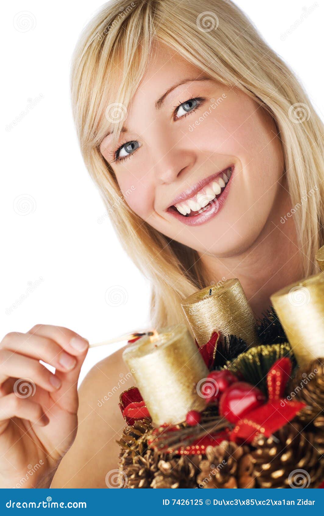 Aufkommen stockbild. Bild von darstellung, frauen, flamme - 7426125