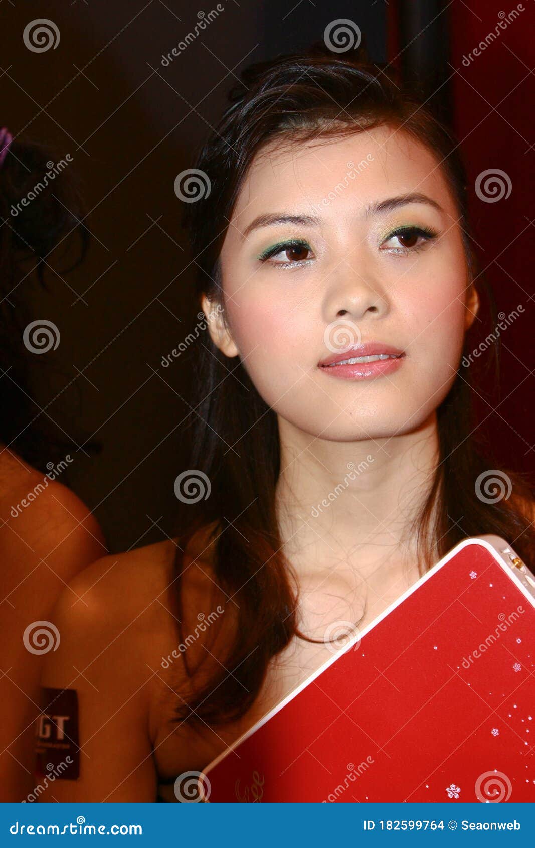 23 Aug 2008 the Beautiful Hostess at Computer Exhibition at Hong Kong ...