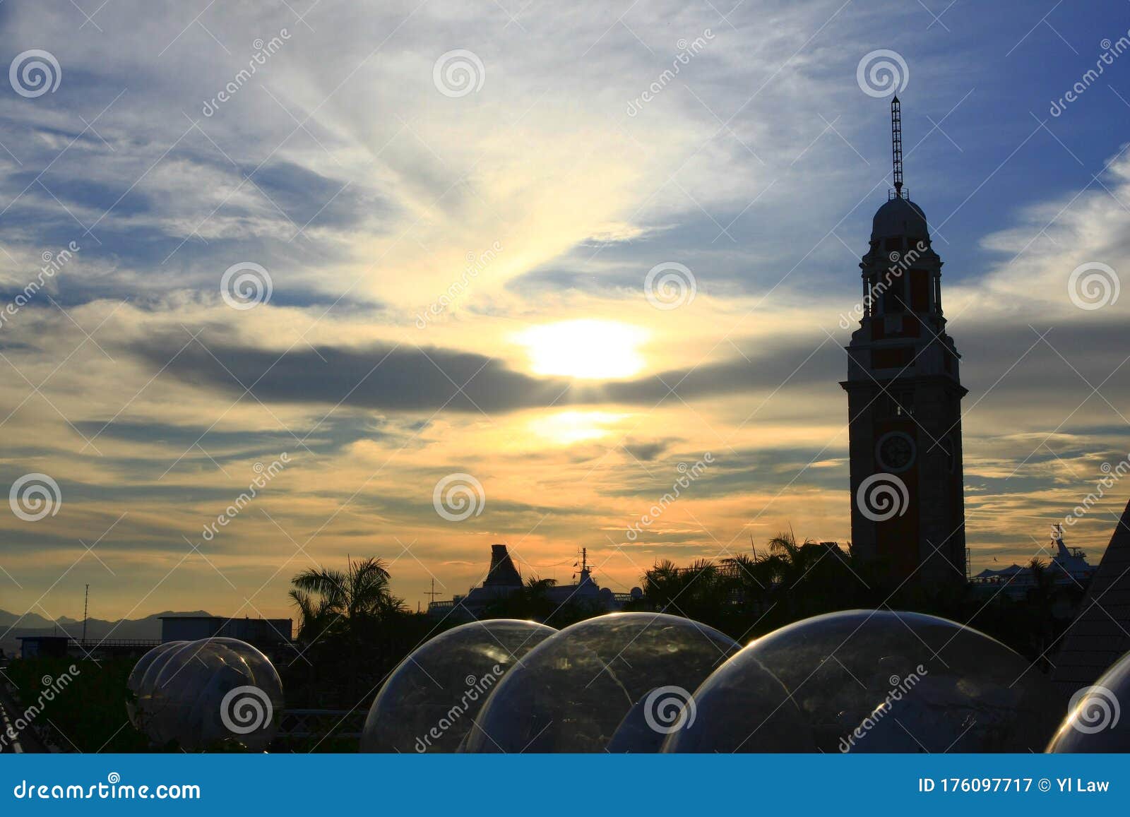 2 Aug 2008 the Clock Tower in Tsim Sha Tsui, Kowloon, Hong Kong ...