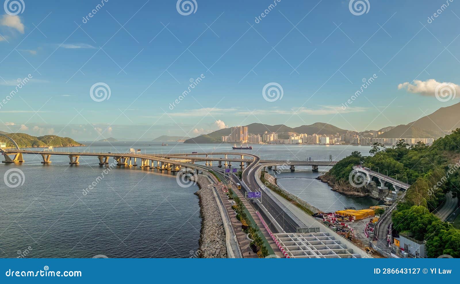 Aug 8 2023 Cross Bay Link Under Construction in Tseung Kwan O Editorial ...