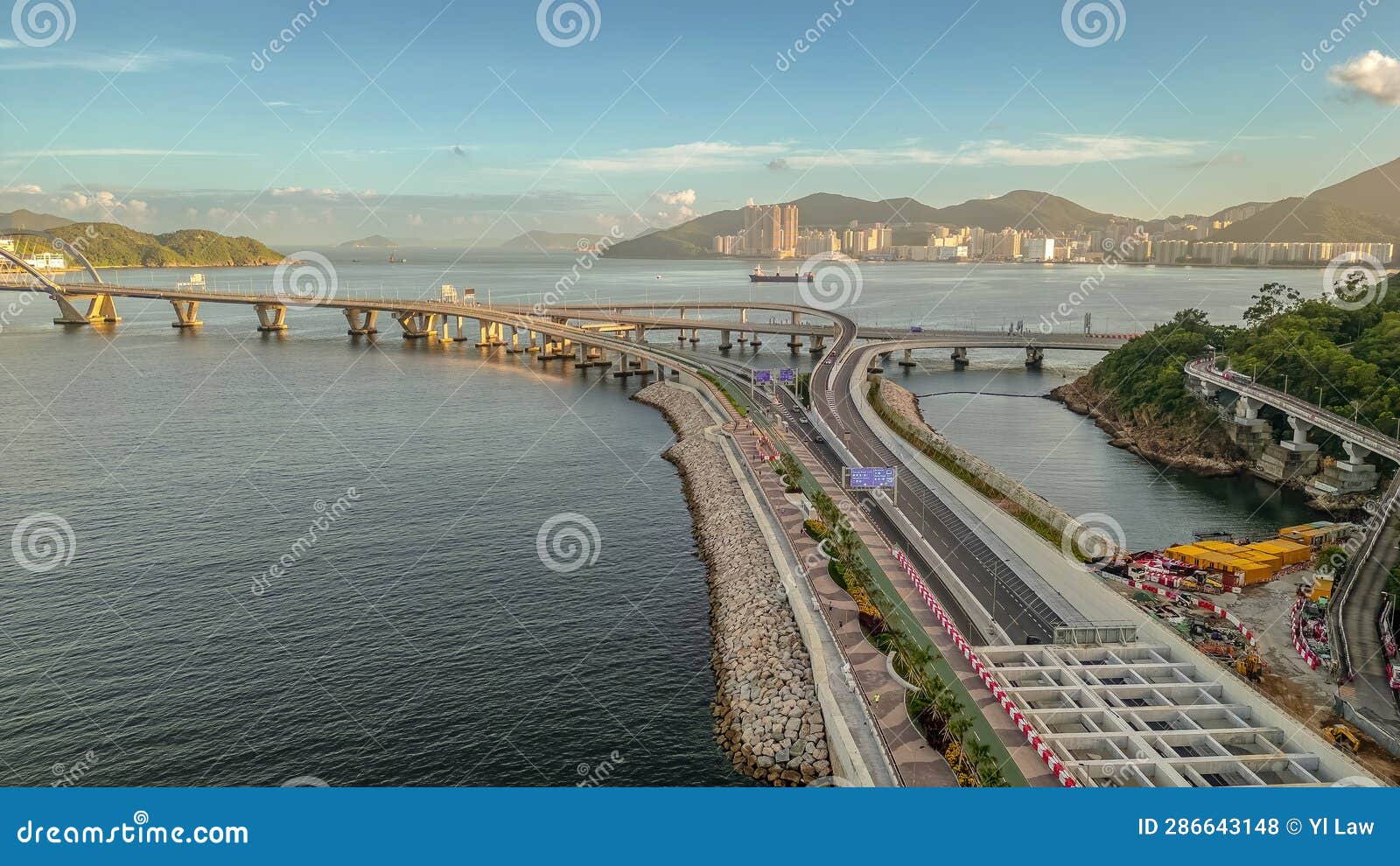 Aug 8 2023 Cross Bay Link Under Construction in Tseung Kwan O Editorial ...