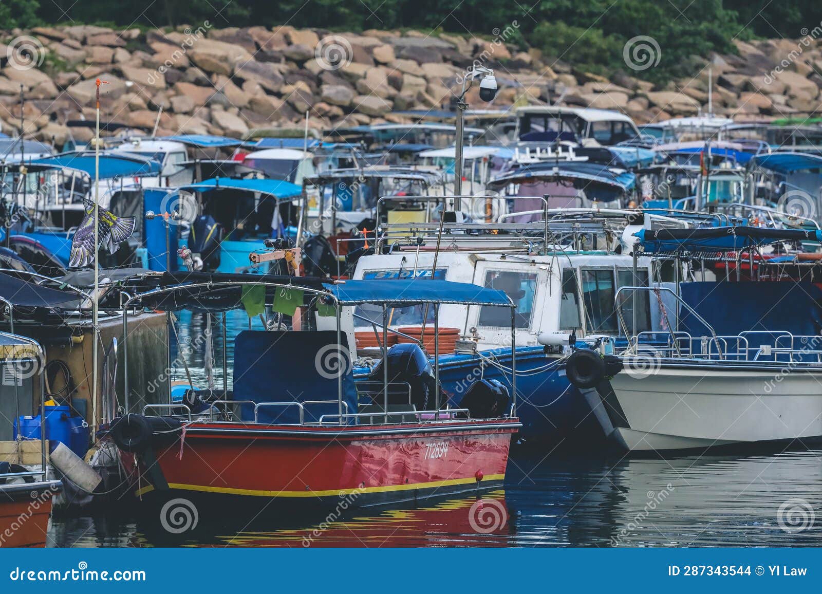 Aug 15 2023 the Landscape of Tiu Keng Leng Pier, Hk Editorial Stock ...