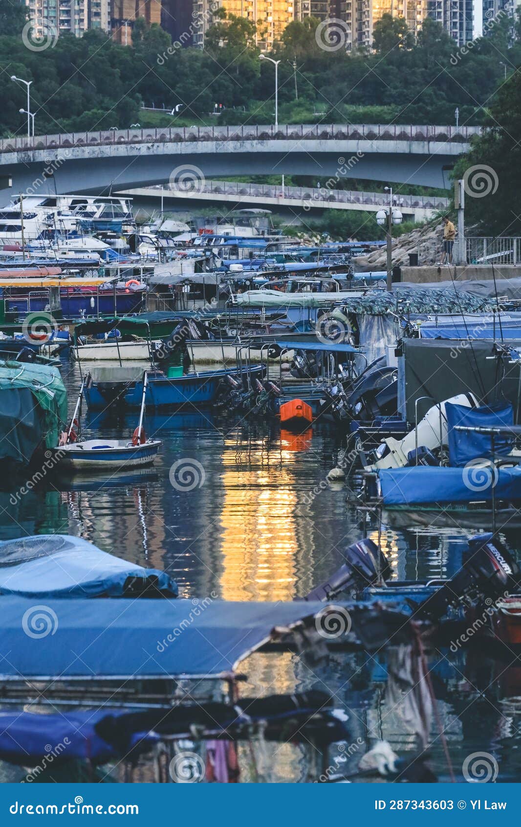 Aug 15 2023 the Landscape of Tiu Keng Leng Pier, Hk Editorial Stock ...
