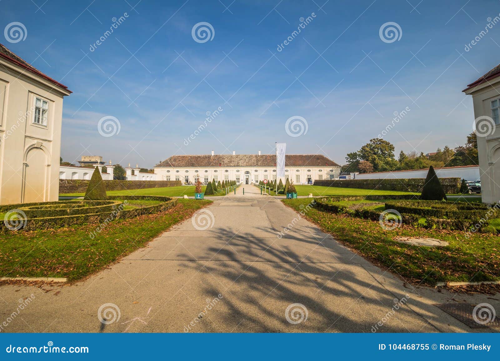 Augarten Park in Fall, Vienna, Austria Stock Image - Image of garden ...