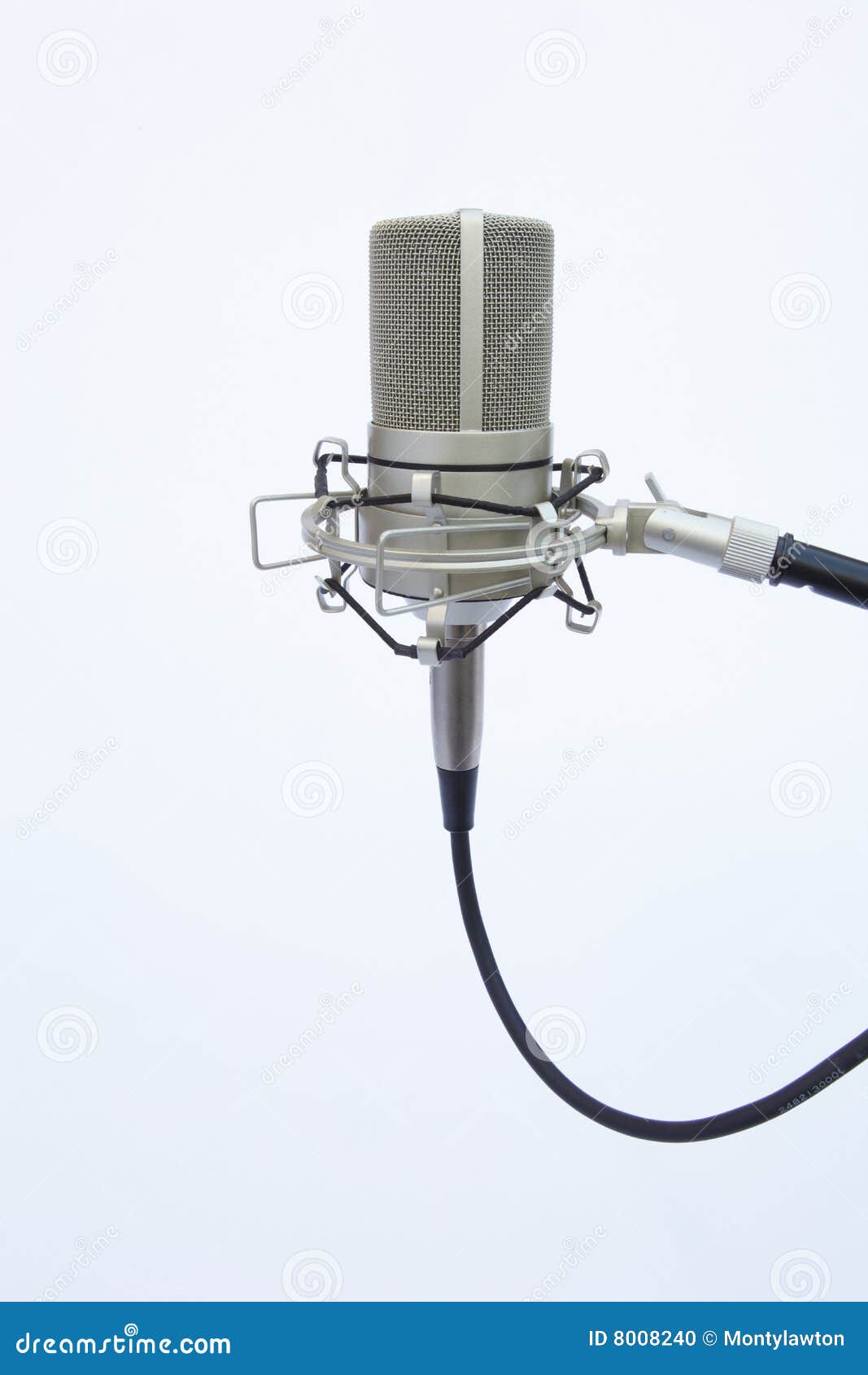 Auge mic vertical foto de archivo. Imagen de profesional - 8008240