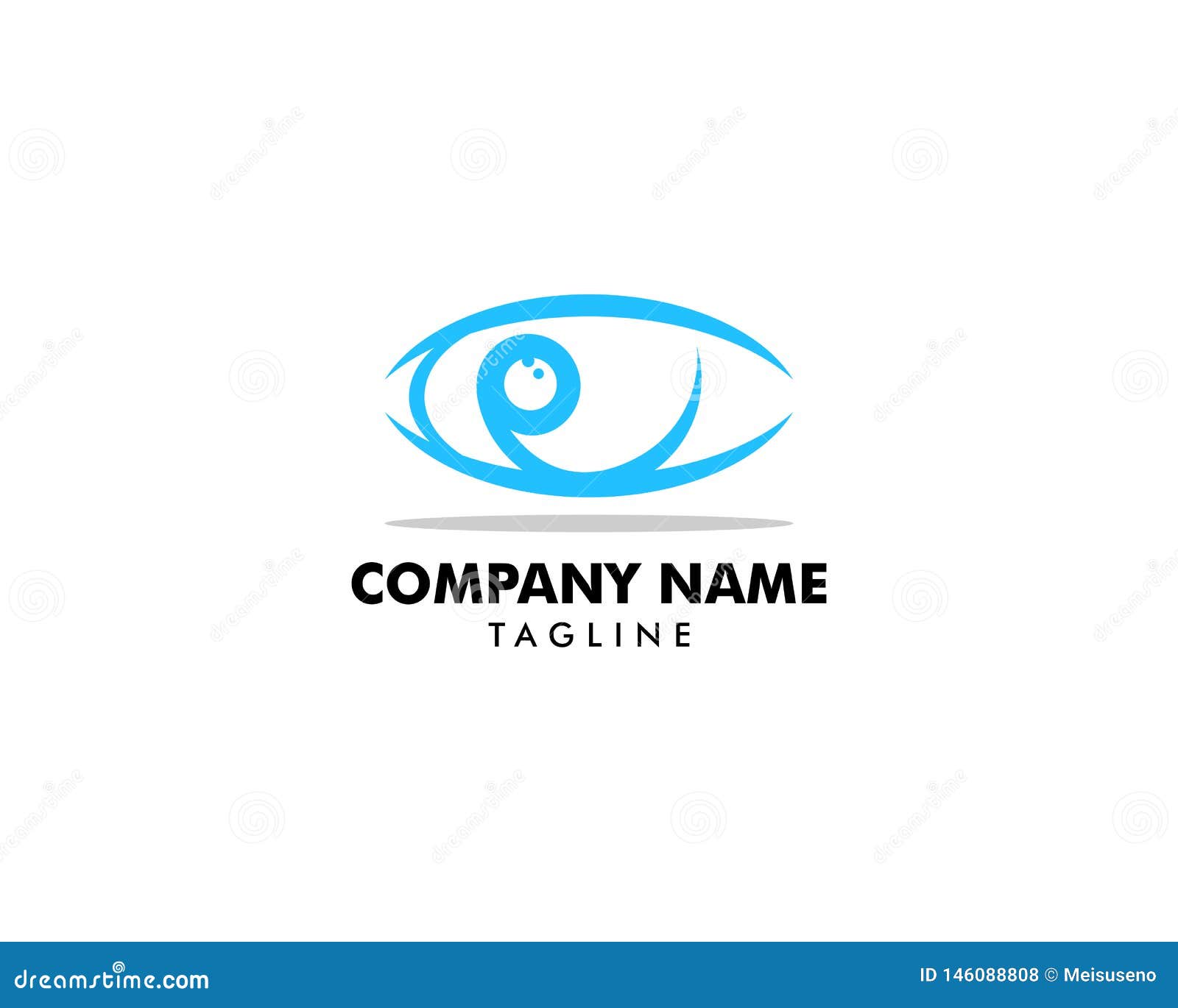 Augen-Logodesign-Vektorschablone Vektor Abbildung - Illustration von ...