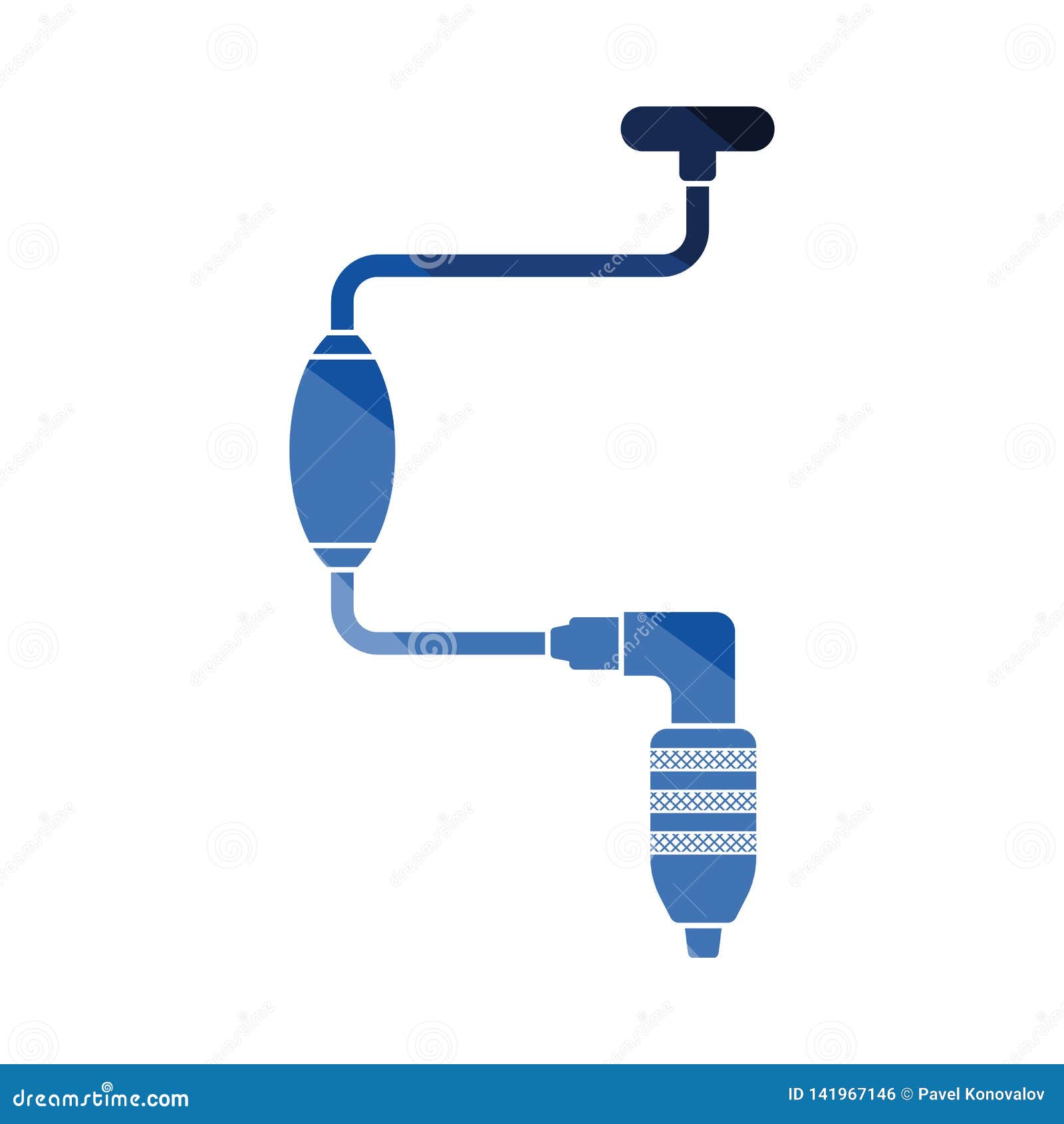 Auger Icon Cartoon Vector | CartoonDealer.com #125505605
