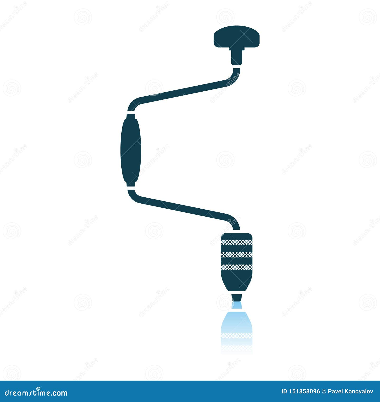 Auger Icon Cartoon Vector | CartoonDealer.com #125505605
