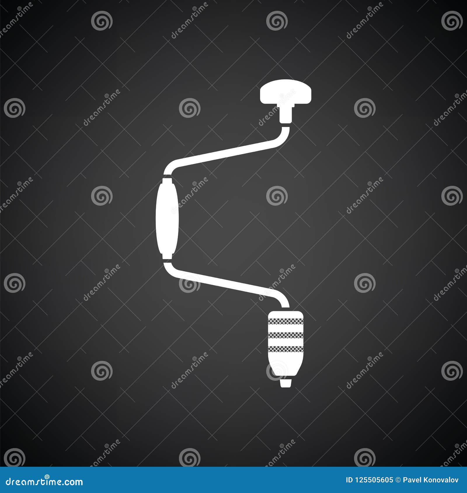 Auger Icon Cartoon Vector | CartoonDealer.com #125505605