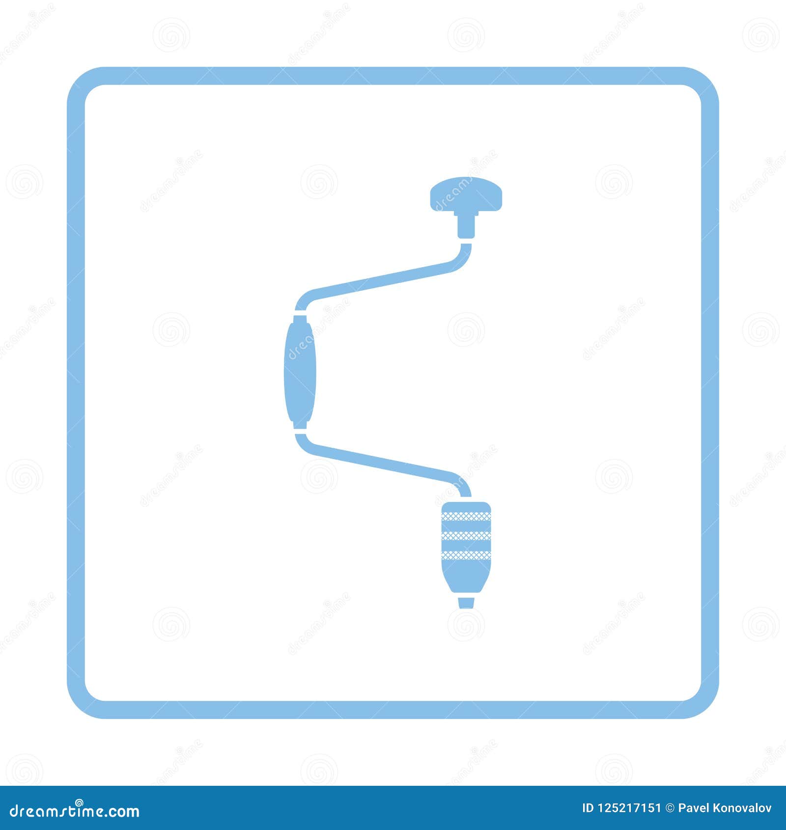 Auger Icon Vector Illustration | CartoonDealer.com #124090518