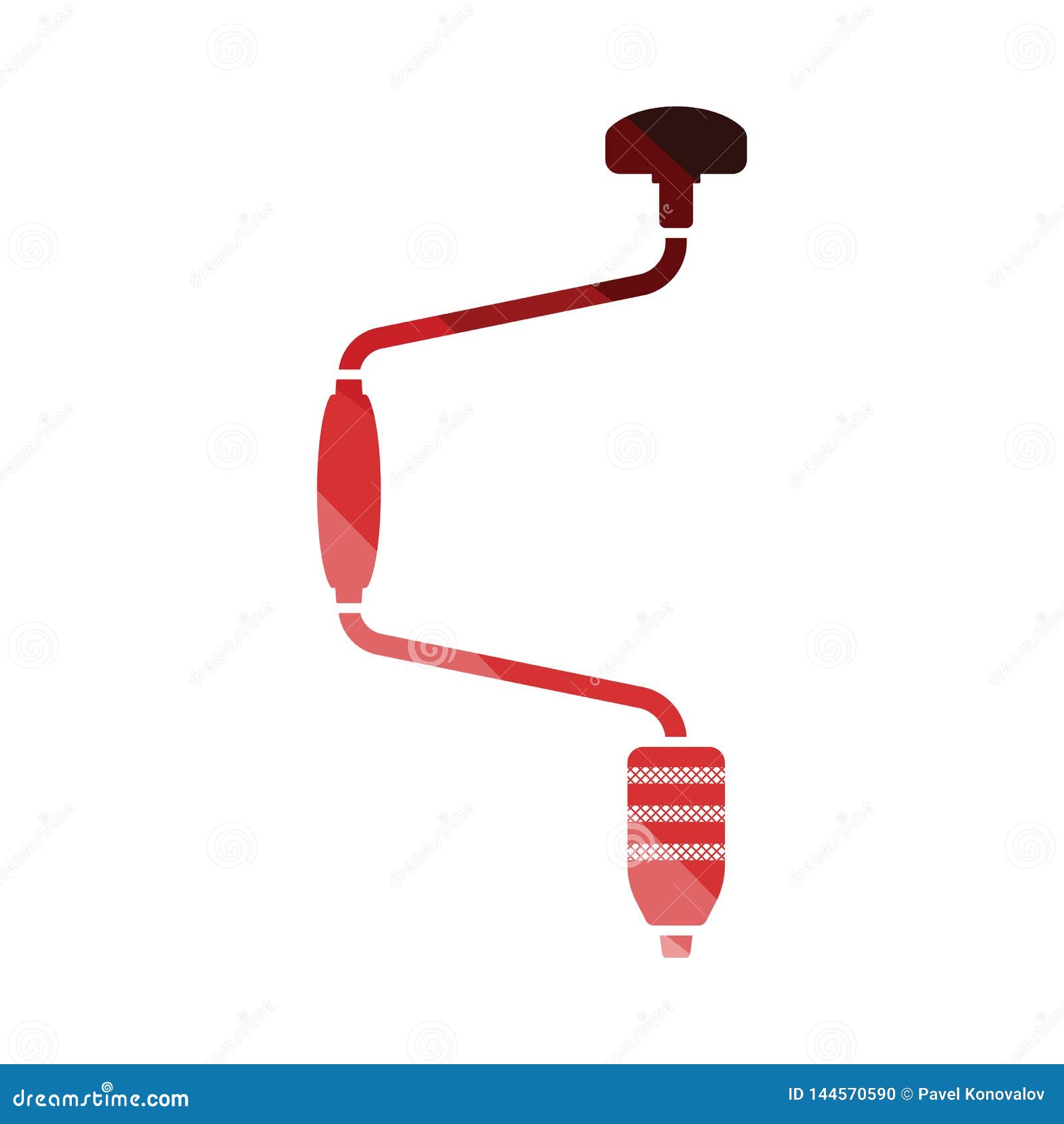 Auger Icon Vector Illustration | CartoonDealer.com #124090518