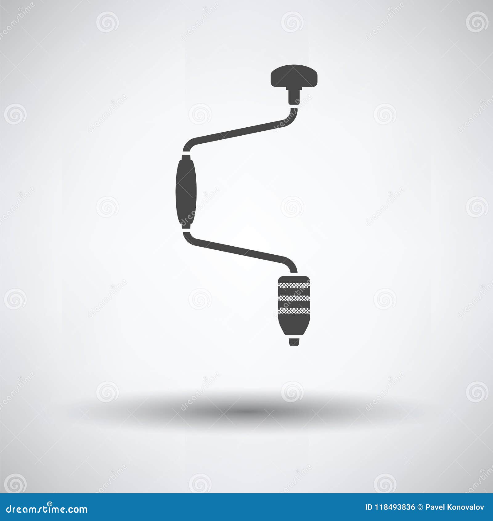 Auger Icon Vector Illustration | CartoonDealer.com #124090518