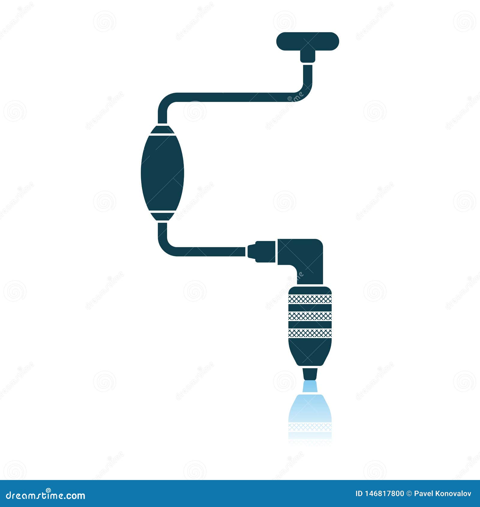 Auger Icon Vector Illustration | CartoonDealer.com #124090518