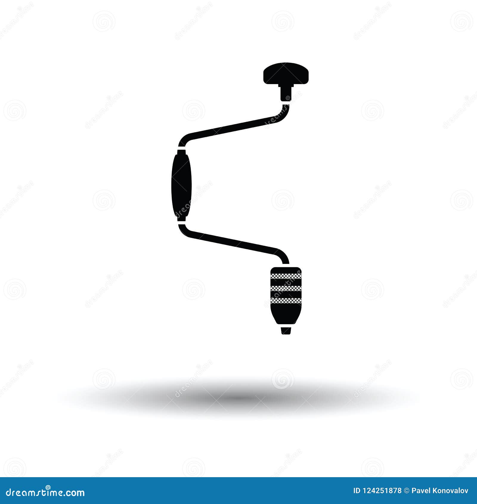 Auger Icon Cartoon Vector | CartoonDealer.com #125505605