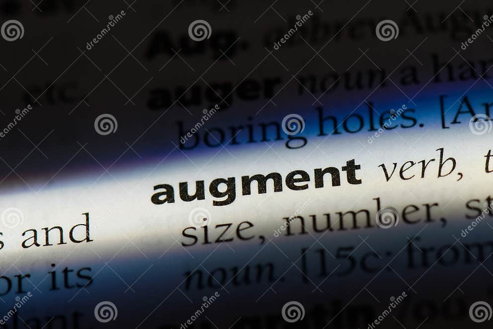 Augment stock image. Image of english, text, closeup - 114404471
