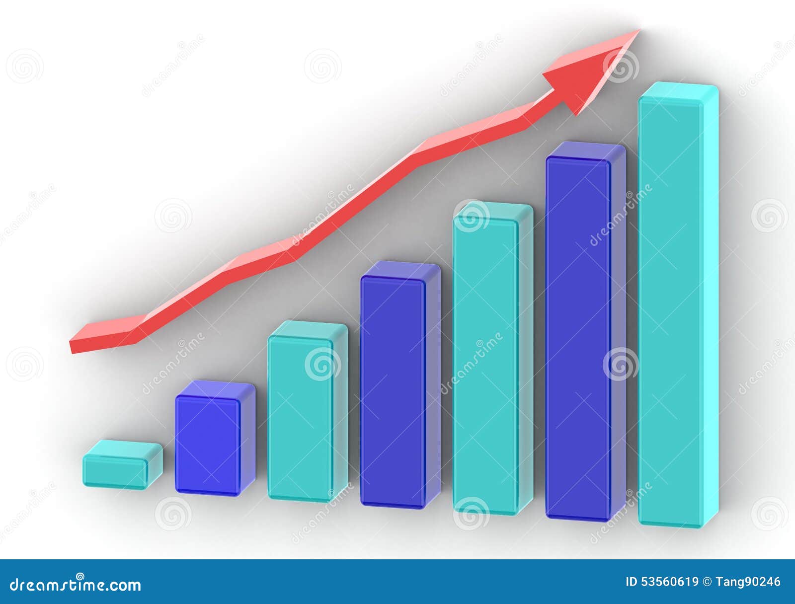 Augmentation De Barre De Graphique Illustration Stock - Illustration du ...