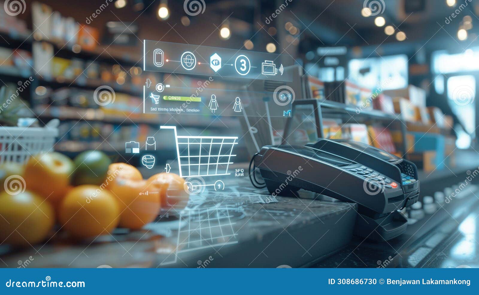 Augmented Cashless Payment Interface in Supermarket Checkout ...