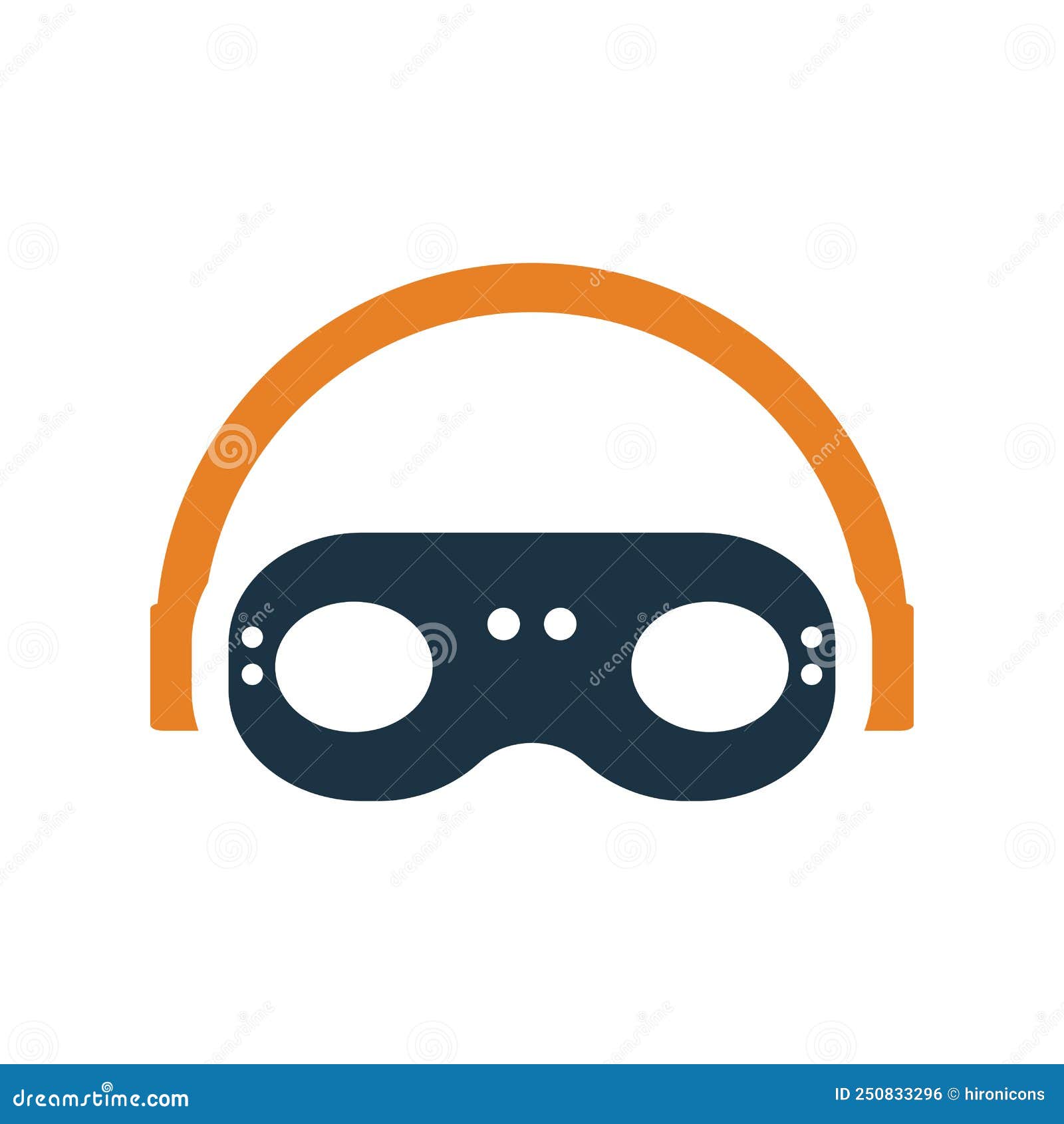 Augmented, Goggles, Headset Icon. Editable Vector Logo Stock Vector ...