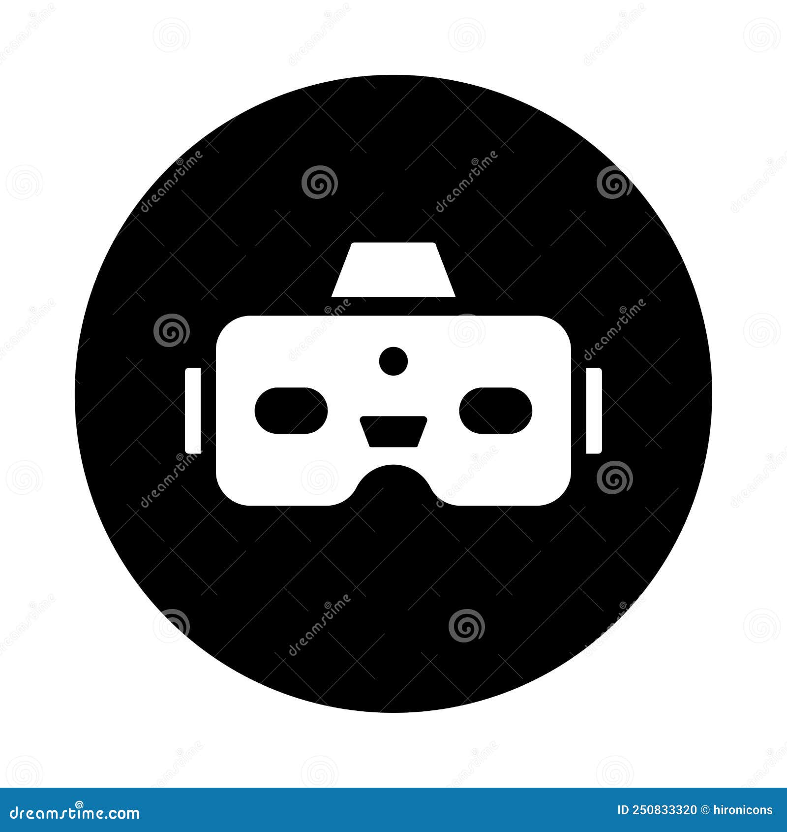 Augmented, Hololens, Mixed, Reality Icon. Black Vector Graphics Stock ...