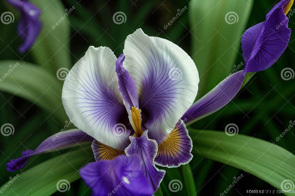 Augmented Iris One Iris Shimmers with a Subtle Hexagon Stock ...