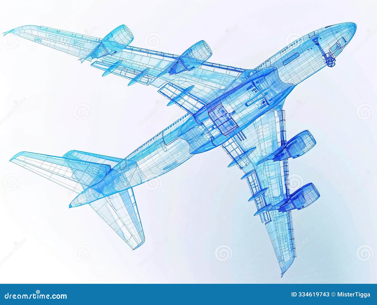 Augmented Reality Airplane Jet Engine Simulation. Advanced Industry ...