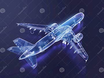 Augmented Reality Airplane Jet Engine Simulation. Advanced Industry ...