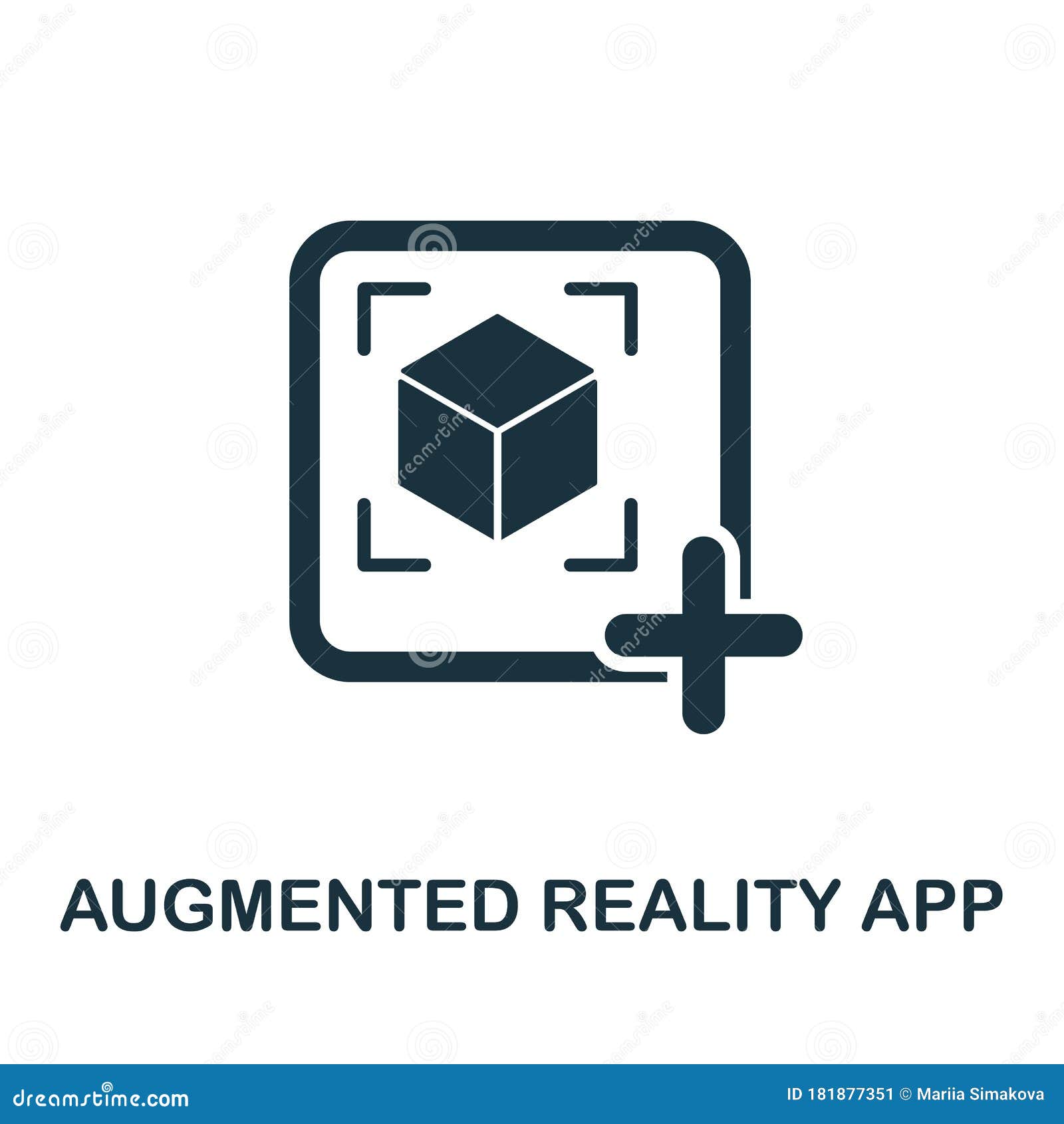 Augmented Reality App Icon from Mobile App Development Collection ...
