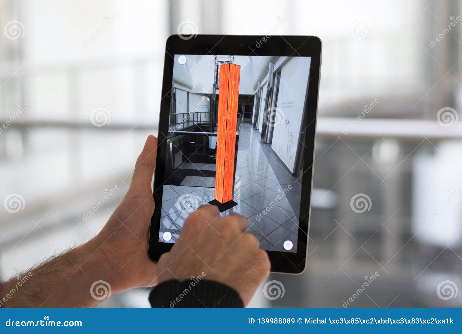 Augmented Reality App - Placing Furniture in AR Space Stock Image ... Augmented Reality App - Placing Furniture in AR Space Stock Image ...