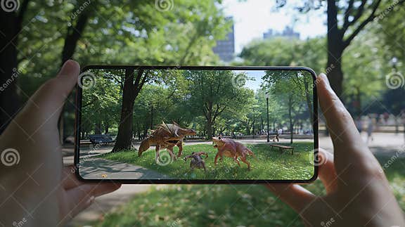 An Augmented Reality (AR) Mobile Game Where the Player Interacts with Virtual Objects in a Real ...